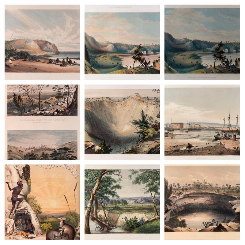 George French Angas. 1822-86 Australia, New Zealand - Prices of Art at ...