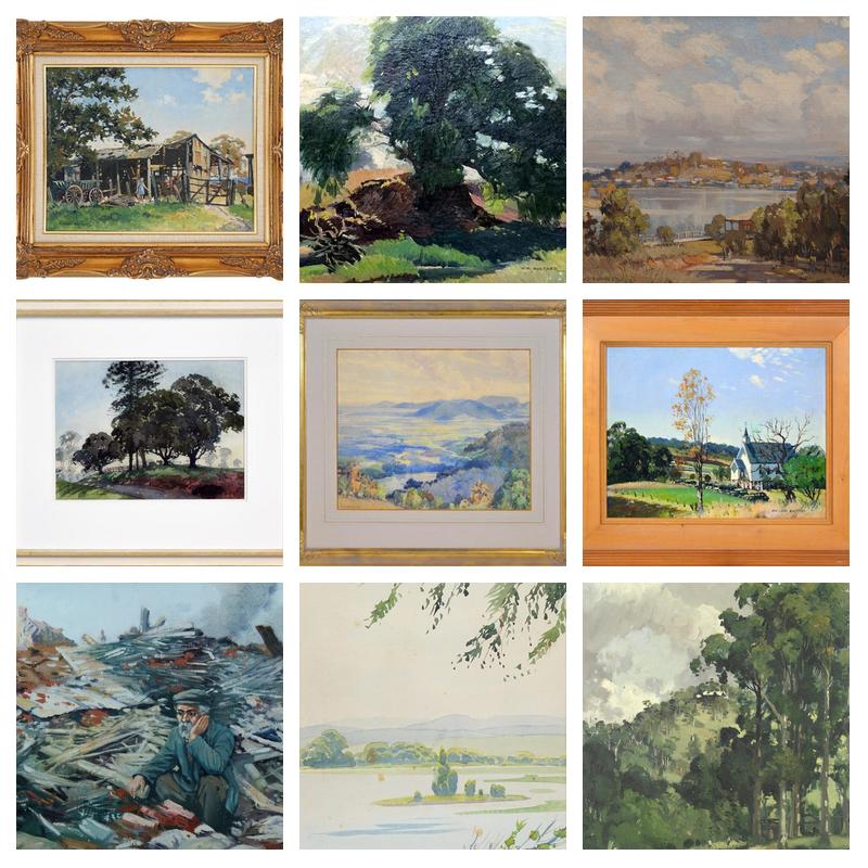 William Bustard. 1894-1973 Australia - Prices of Art at Auction
