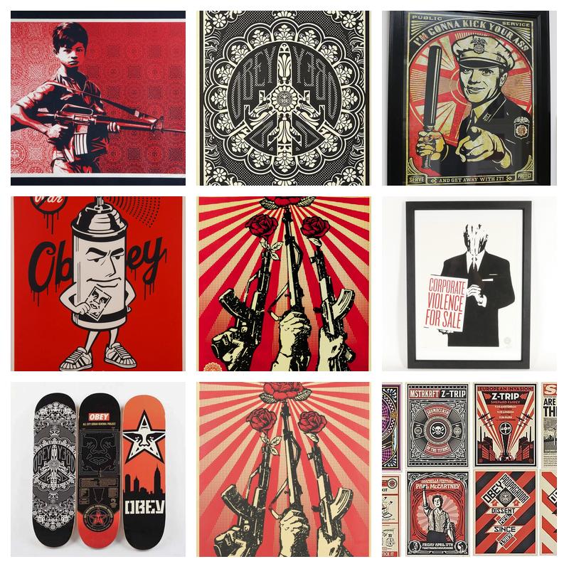 Frank Shepard Fairey. 1970-. - Prices of Art at Auction